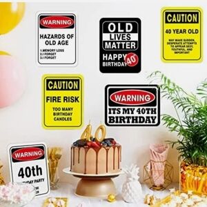 Party Supplies | 4th Birthday Party Decorations Caution Warning Sign ...